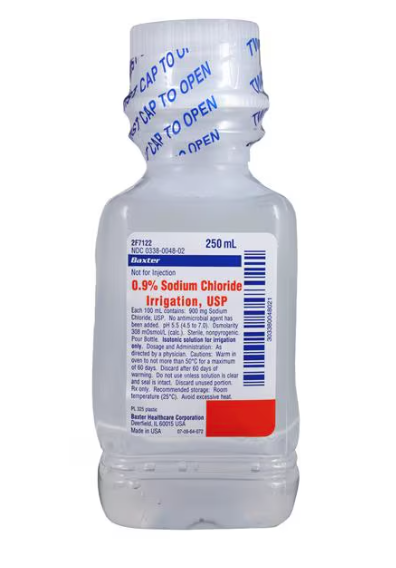 0.9% Sodium Chloride 250mL Plastic Pour Btl (Square) | SmartMed Solutions