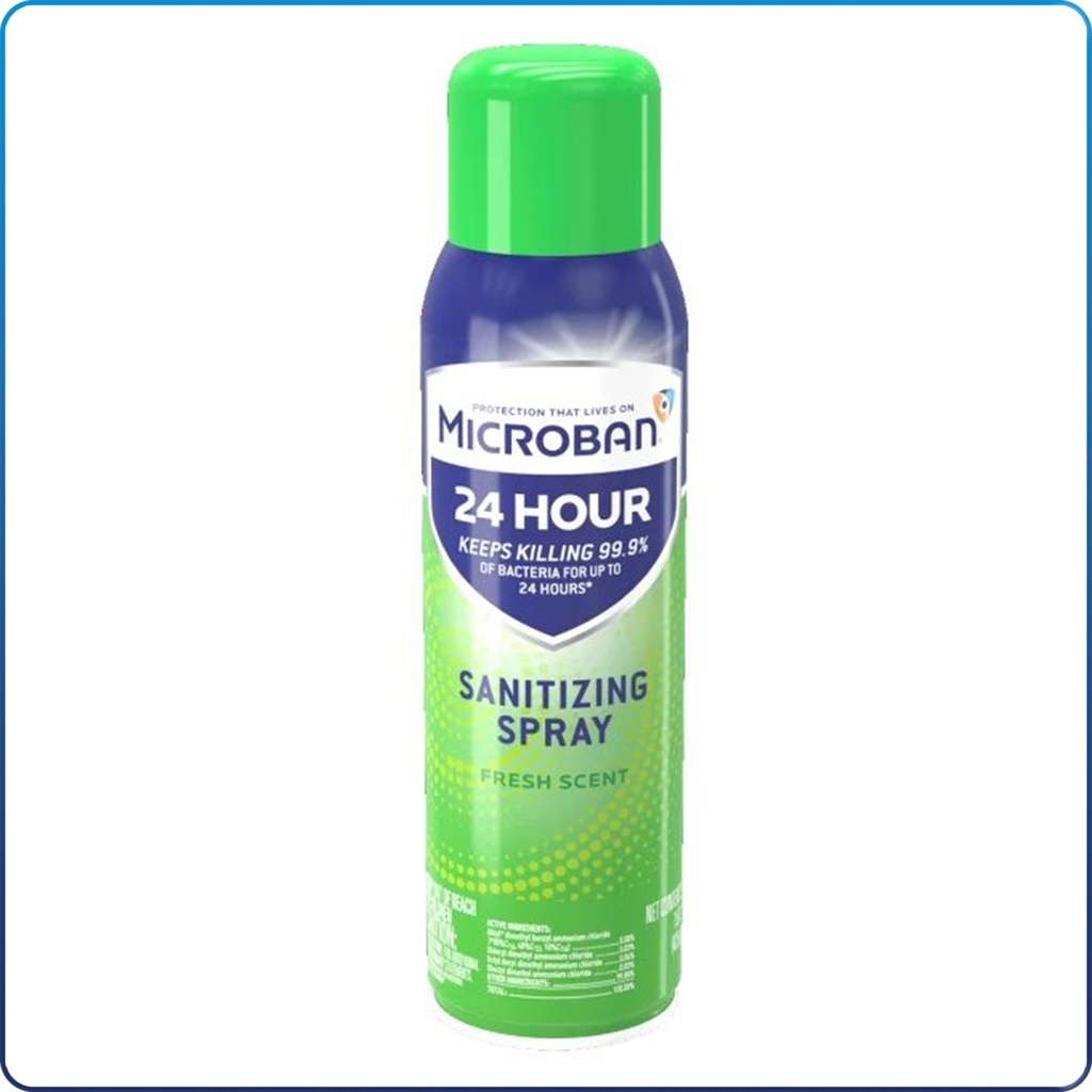 Microban Sanitizing Aerosol Spray 15oz. | SmartMed Solutions