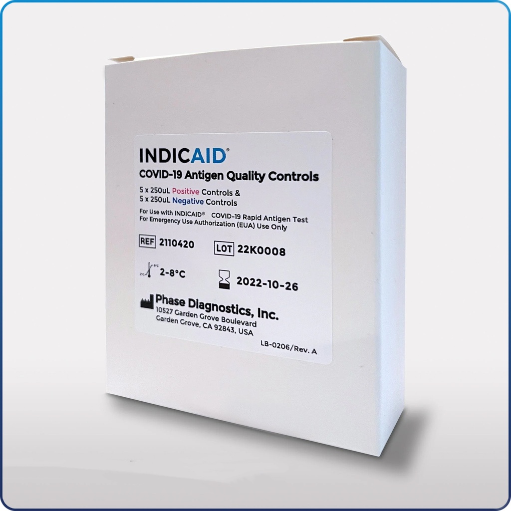 INDICAID COVID-19 Antigen Controls Kit | SmartMed Solutions