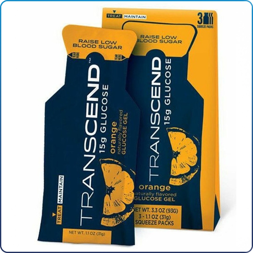 Transcend 15g Glucose Gel - Orange | SmartMed Solutions