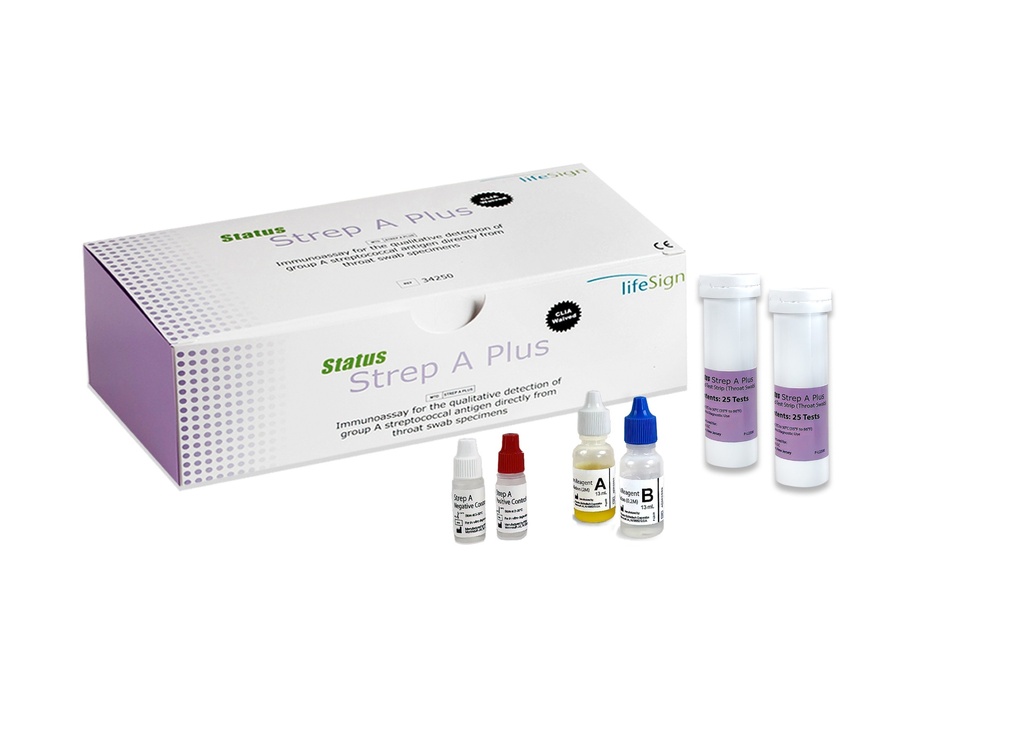 Status Strep A Dipstick Plus Box of 50 | SmartMed Solutions