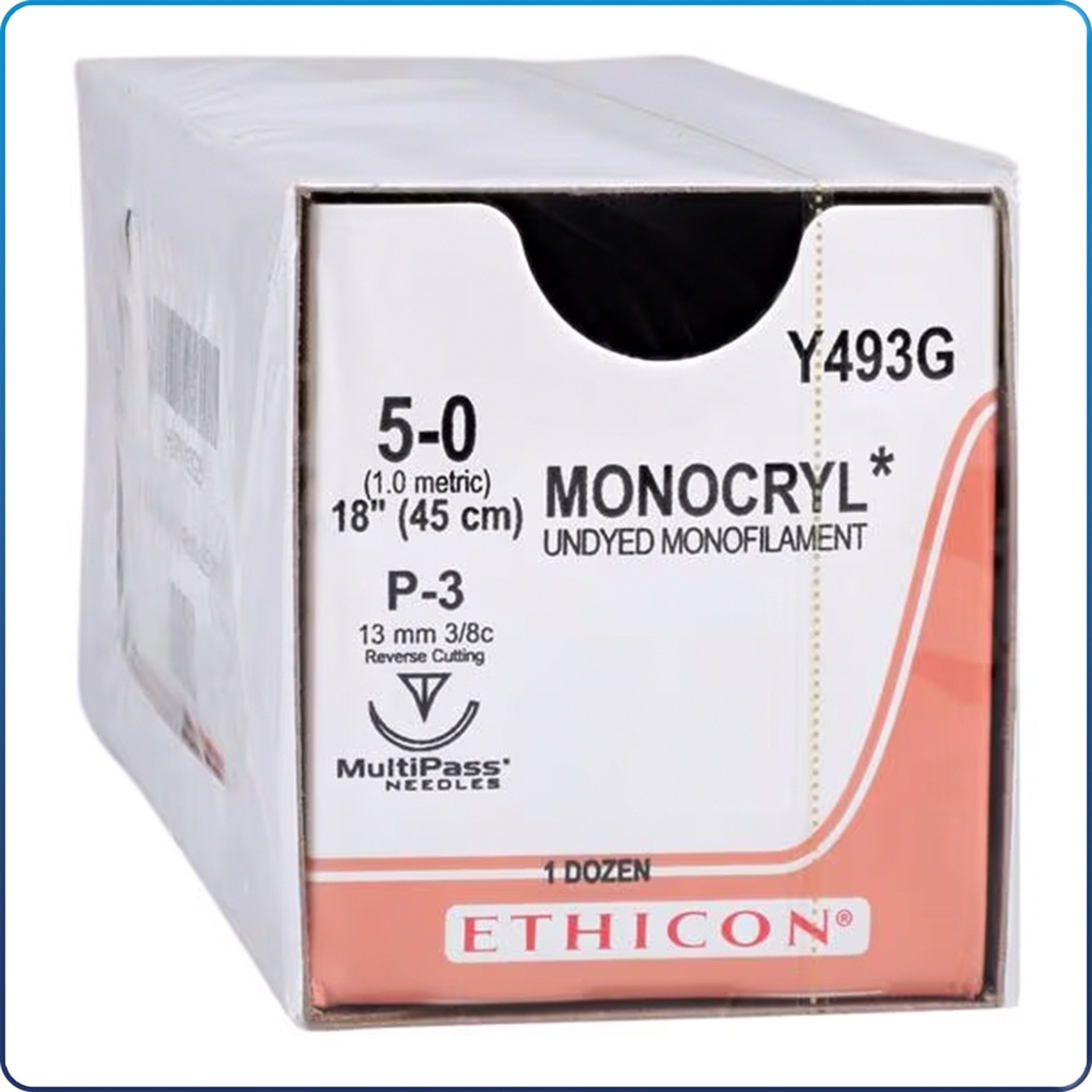 Monocryl Suture 18" Undyed 12/Bx | SmartMed Solutions