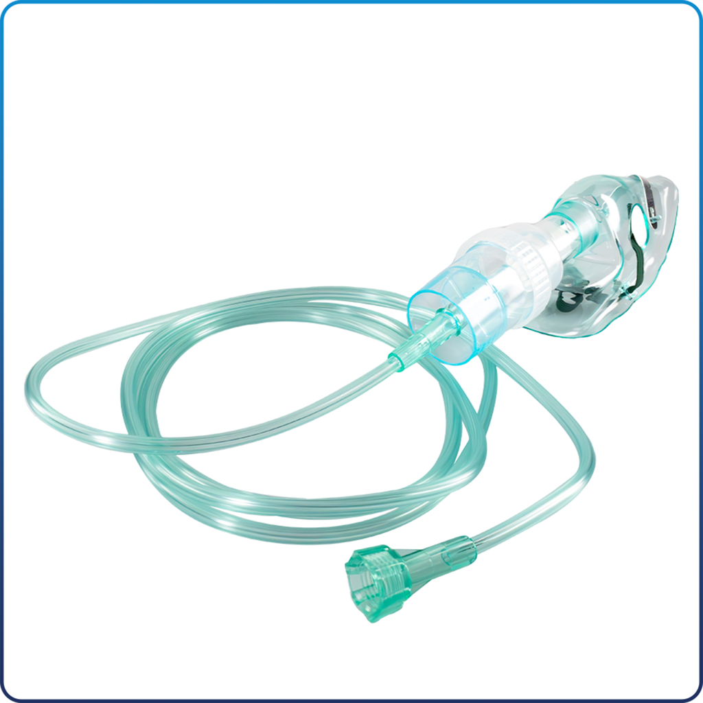 Nebulizer Mask with 7 ft. Smooth Universal Tubing | SmartMed Solutions