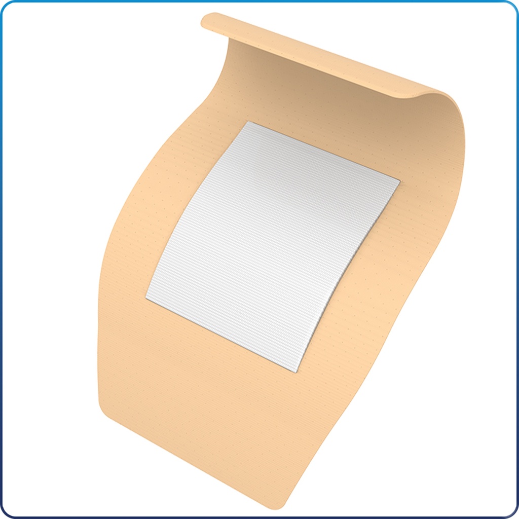 Sheer Plastic Adhesive Bandages 2" x 4 1/2" 50/Box | SmartMed Solutions